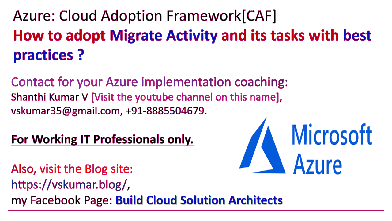 1. Azure: What is Cloud Adoption Framework ? | Building Cloud/DevOps/AI ...